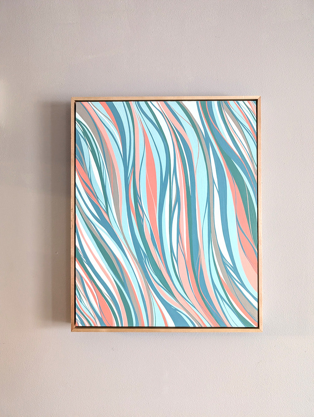 Currents - Acrylic on Panel - Original Painting by Briana Feola ...