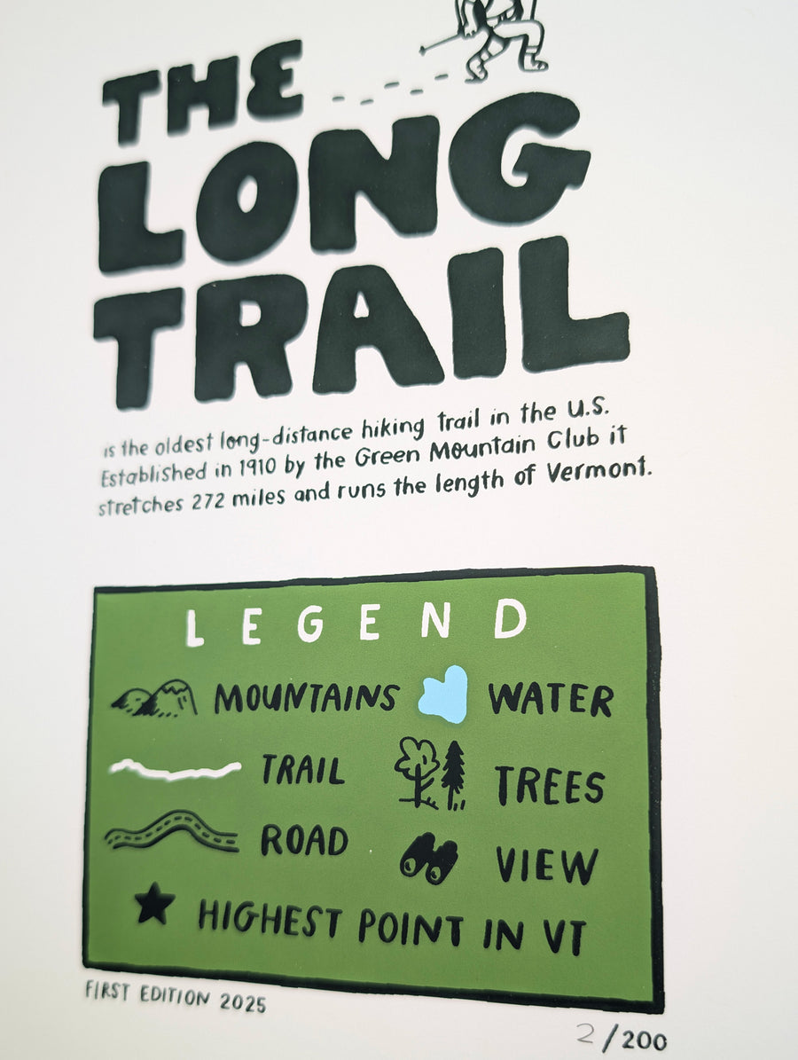 Long Trail Print by Brainstorm