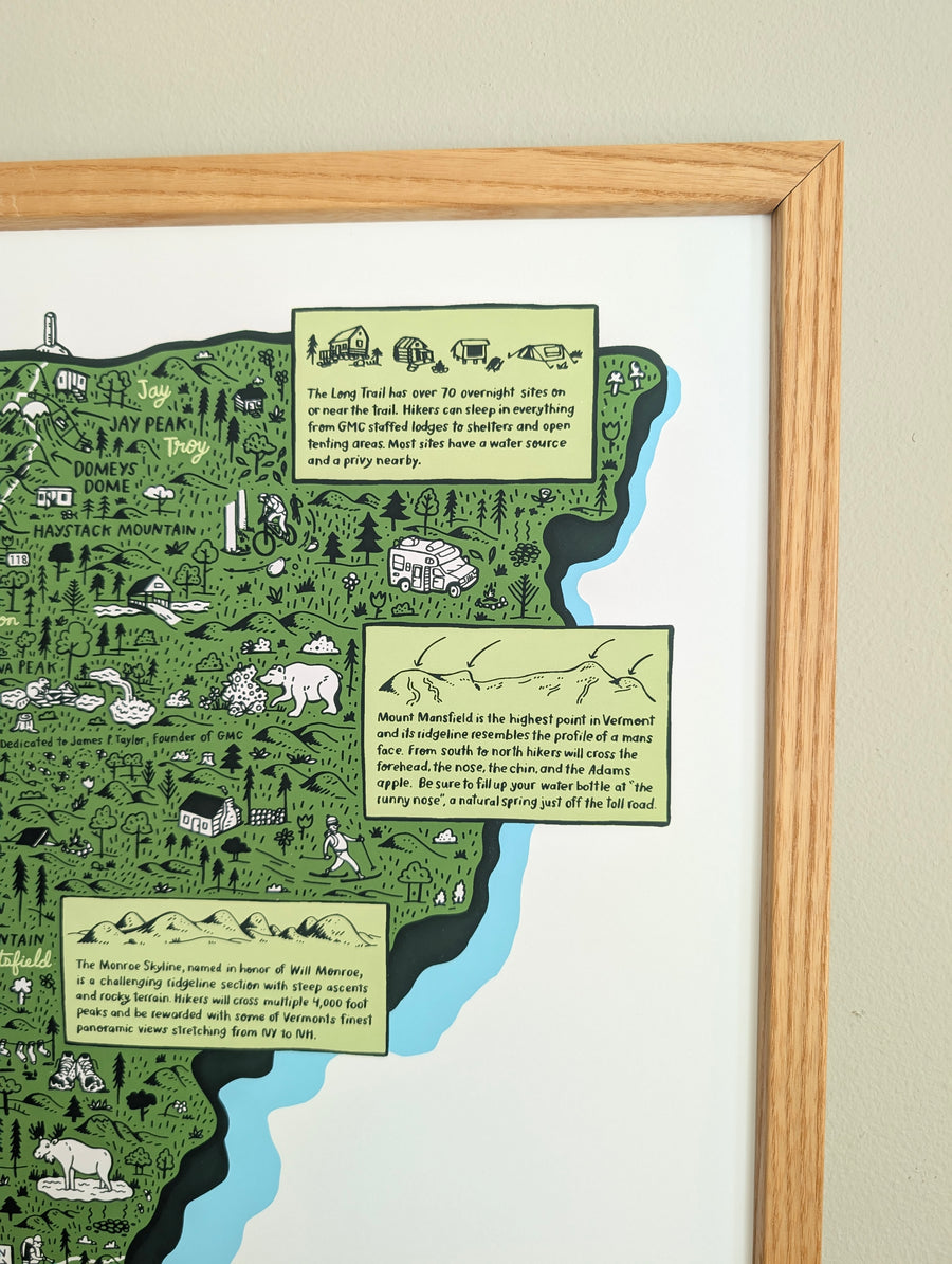 Long Trail Print by Brainstorm