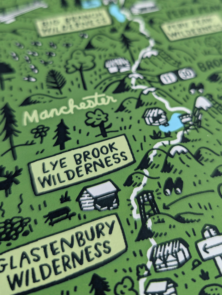 Long Trail Print by Brainstorm