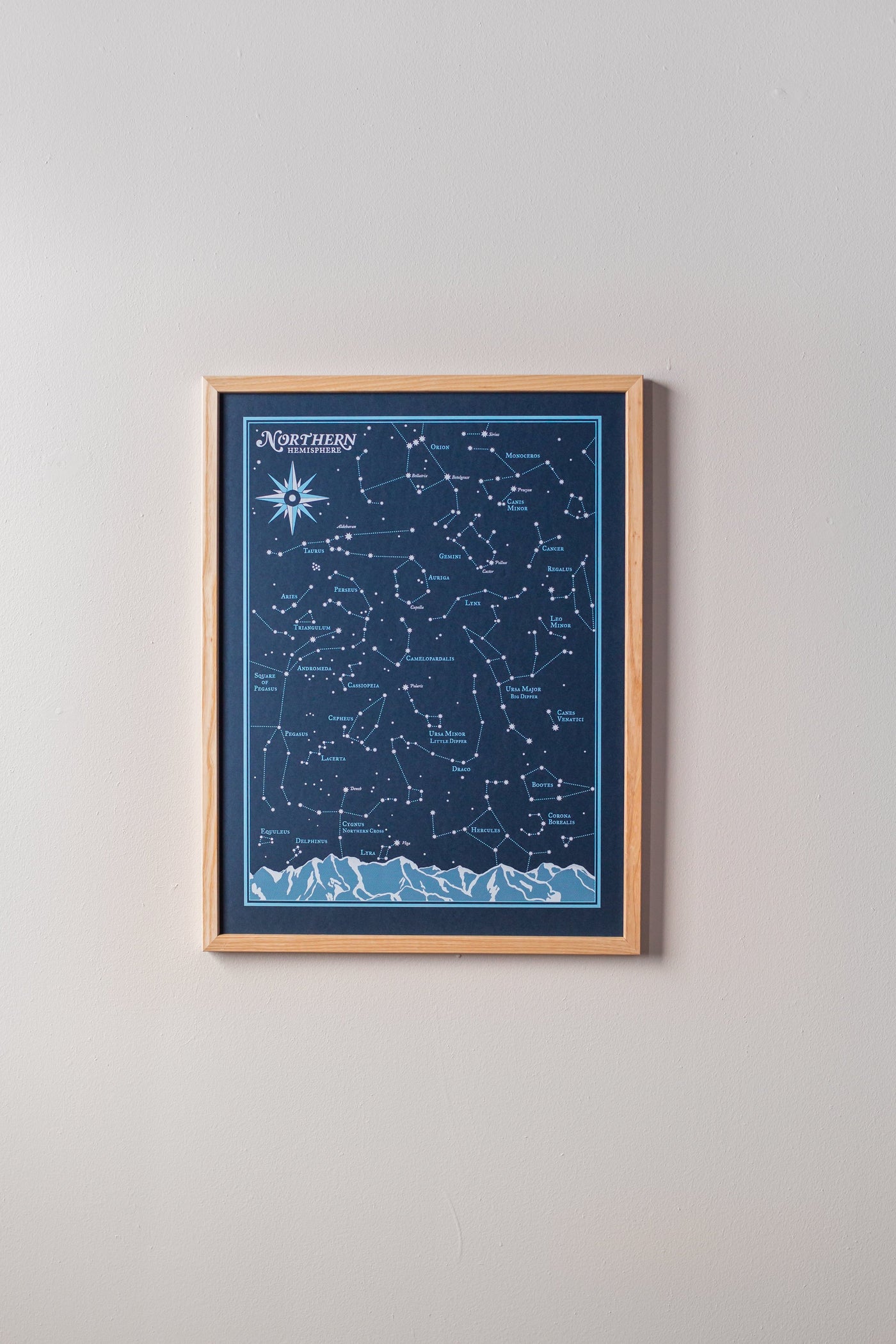 Northern Hemisphere Star Chart by Brainstorm