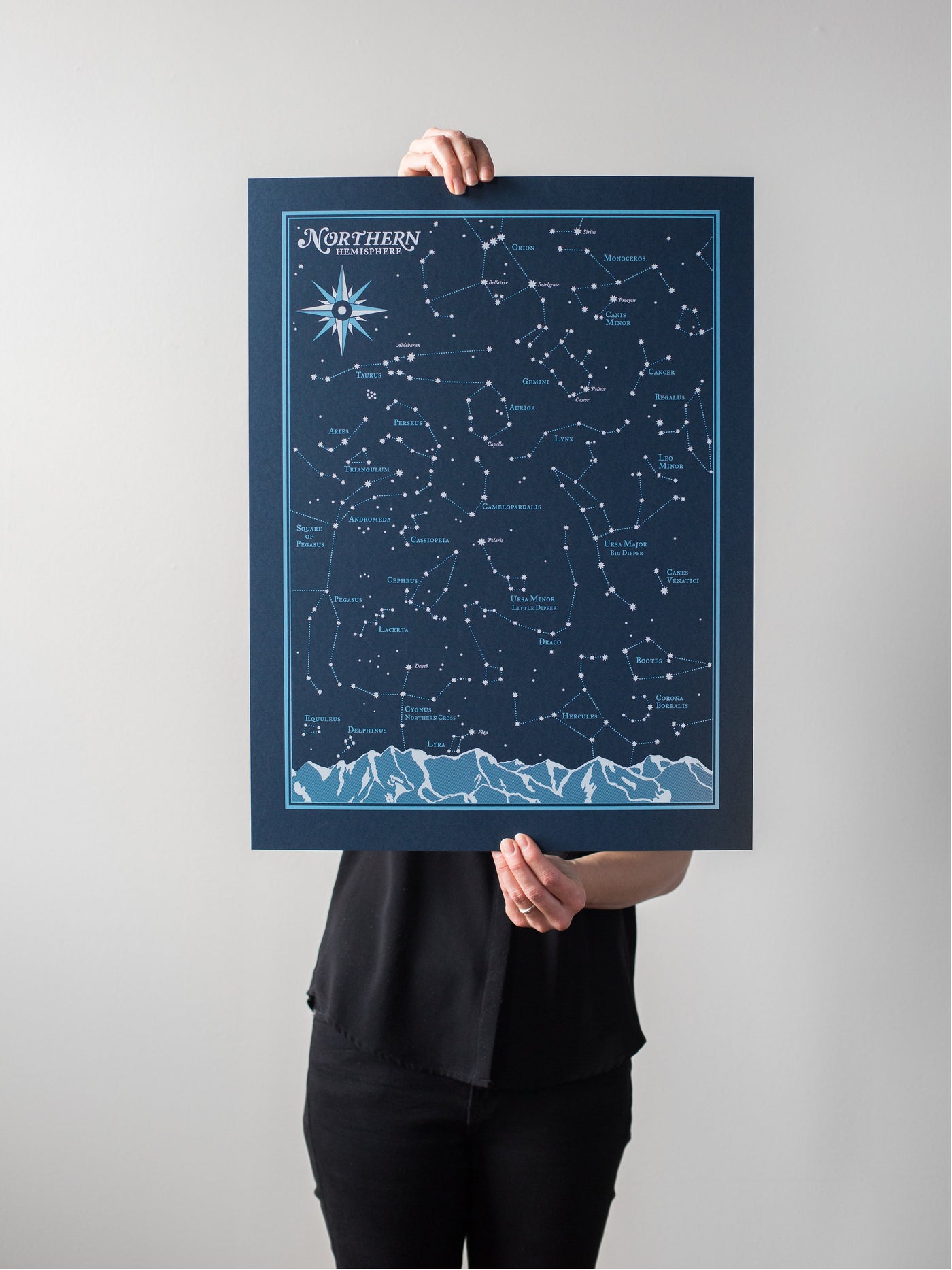 Northern Hemisphere Star Chart by Brainstorm